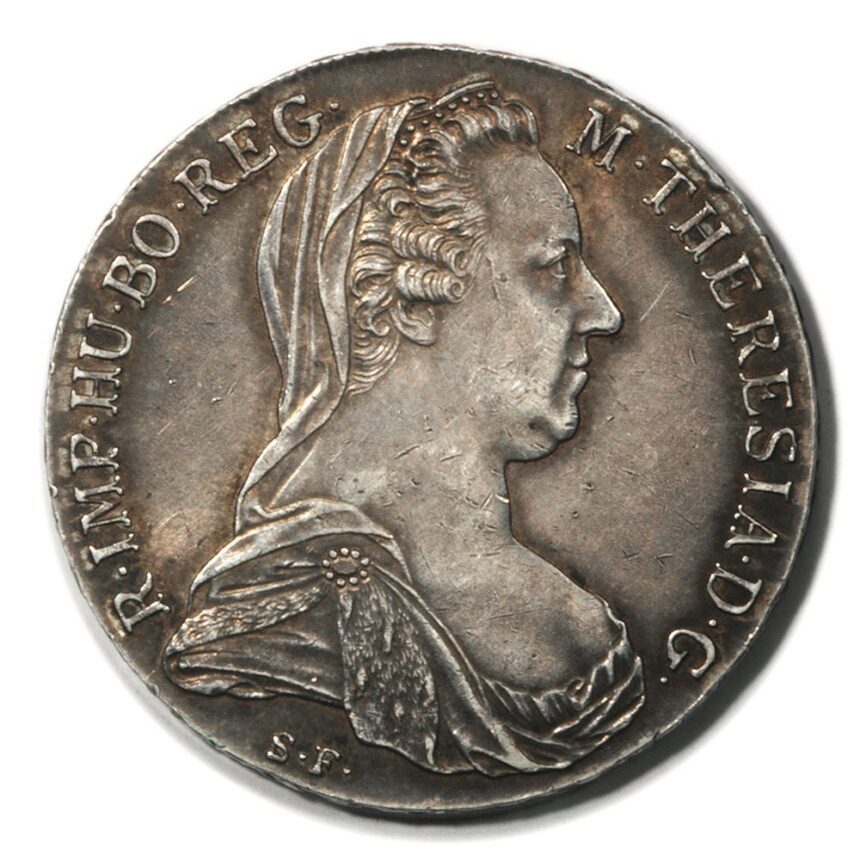 Austria Maria Theresa Thaler Official Restrike 1780 Silver - Black Mountain Coins & Stamps