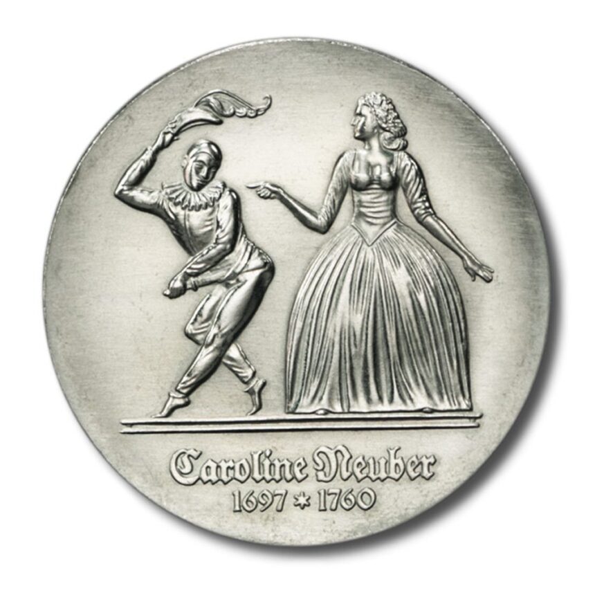 German Dem Rep E Germany 225th Anniversary Death of Caroline Neuber 5 ...