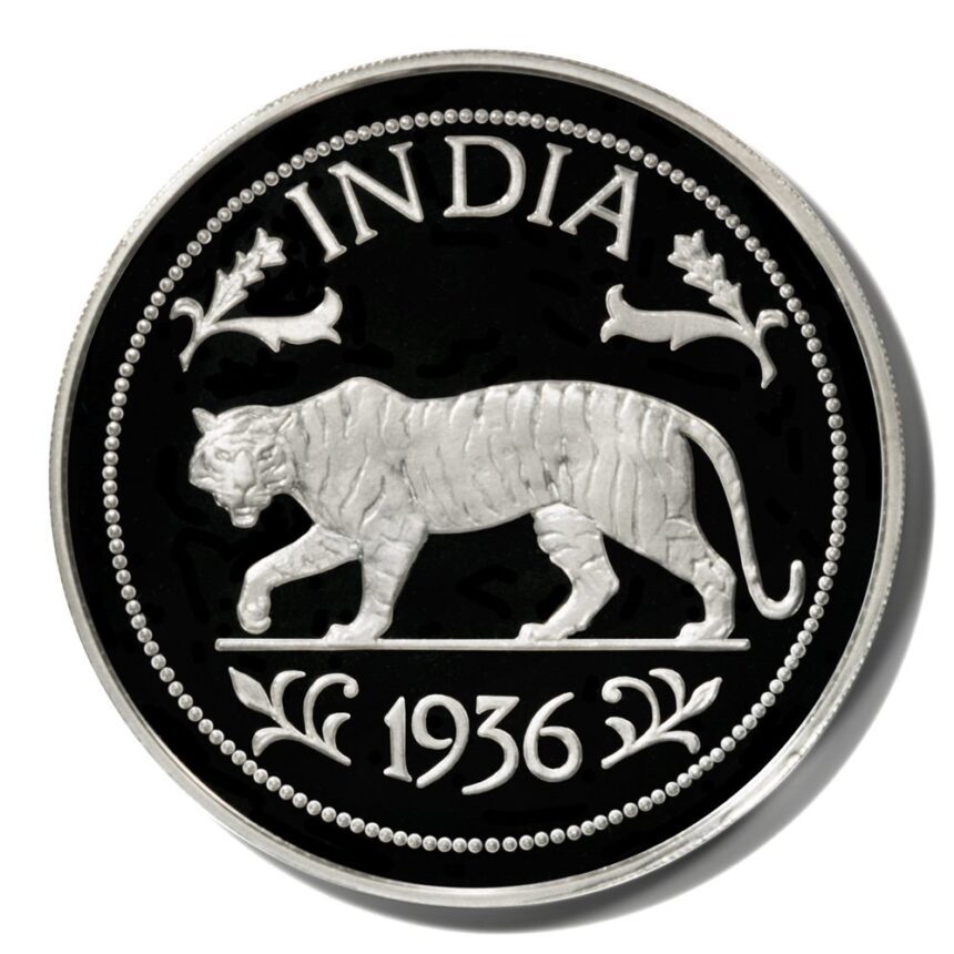 India 1987 Duke & Duchess of Windsor Walking Tiger 1936 below Proof ...