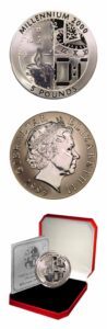 Gibraltar Millennium World's First Titanium Coin 1999 Case and COA ...