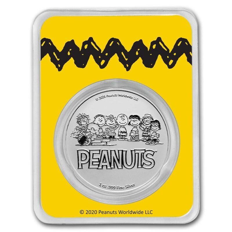 Peanuts® Snoopy 1 oz Colorized Silver Round - Black Mountain Coins & Stamps
